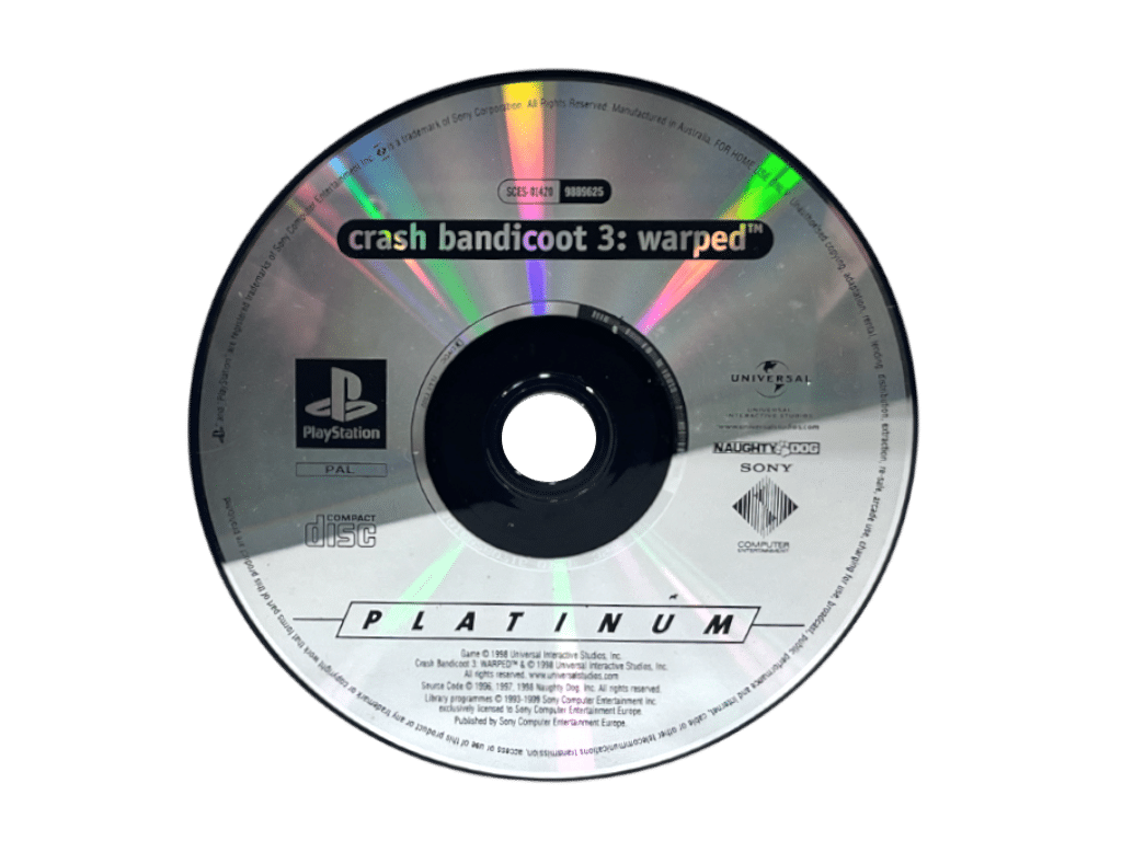Crash Bandicoot 3 Warped (PS1) *DISC ONLY - GOOD CONDITION* - Appleby Games