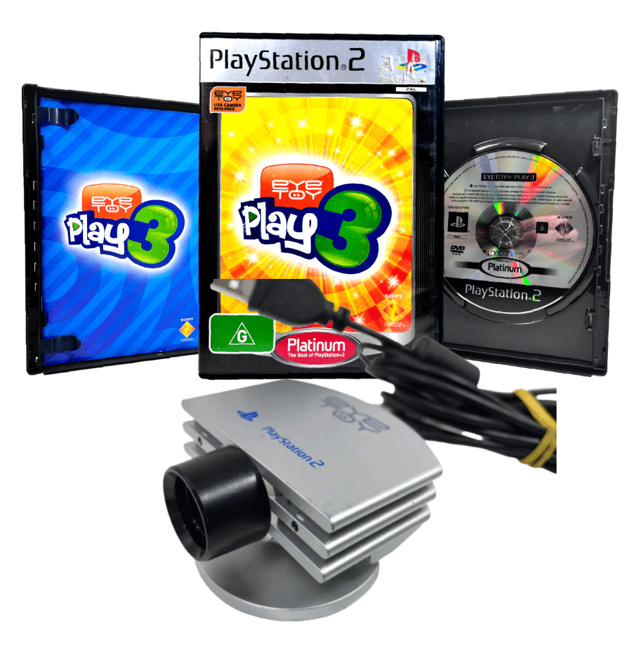 EyeToy Play 3 / Eye Toy Play 3 (PS2 GAME) *GAME + CAMERA!! - Appleby Games