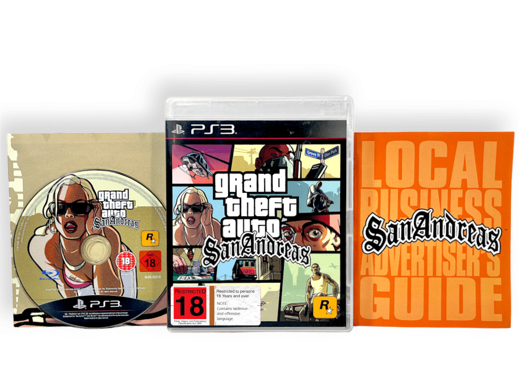 Grand Theft Auto: SAN ANDREAS (PS3) *COMPLETE COLLECTOR'S* - Appleby Games