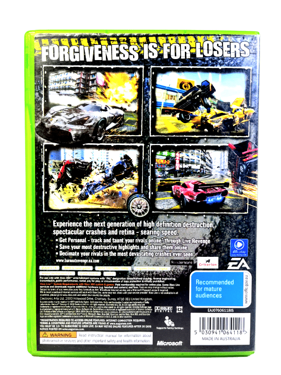 Burnout REVENGE (Xbox 360) - Appleby Games