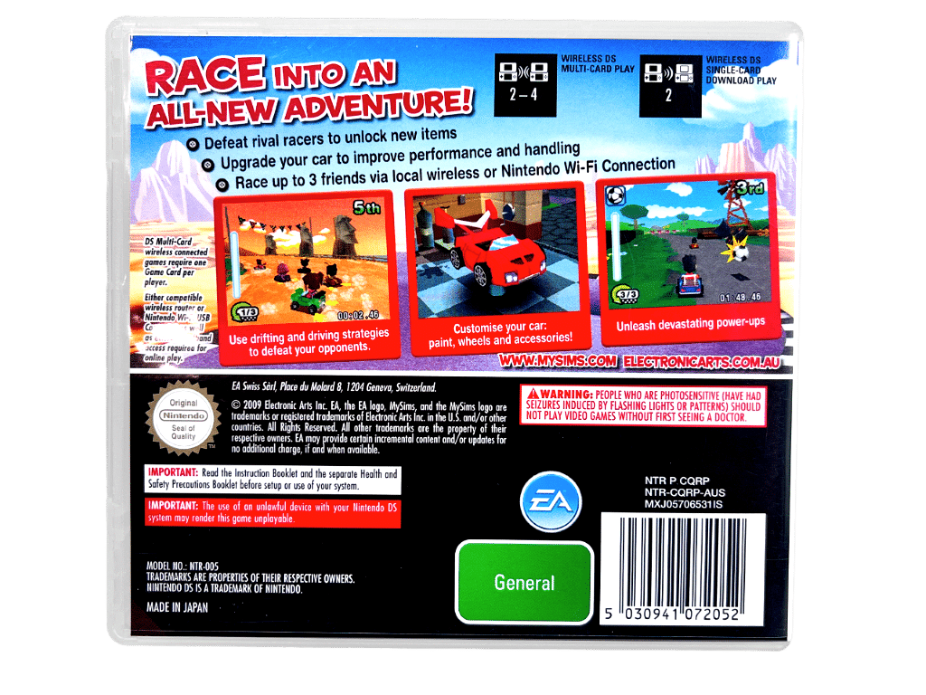 MySIMS Racing (NDS) My Sims Racing *MINT COMPLETE* - Appleby Games