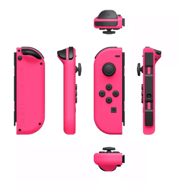 Nintendo Switch Joy-Con (L) Wireless Controller - Neon Pink - Appleby Games