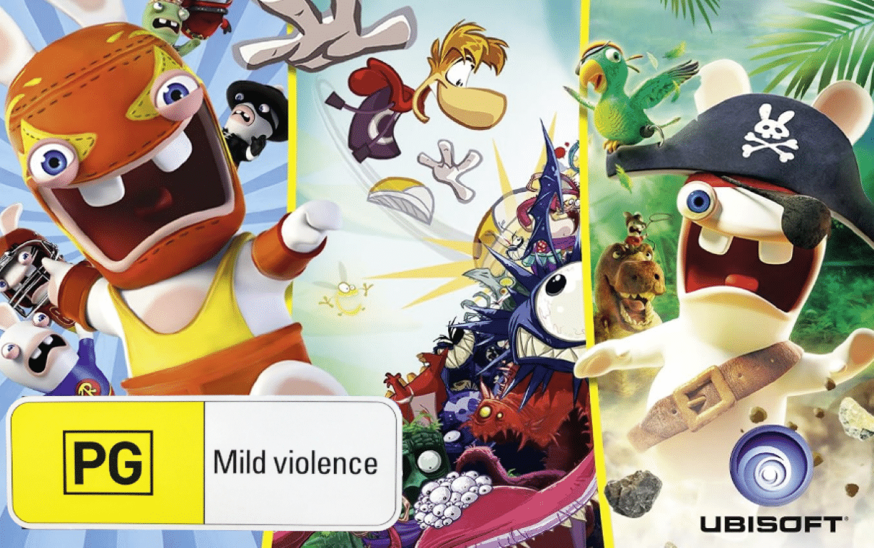 Rayman and Rabbids Family Pack (3DS) *3 GAME BUNDLE* - Appleby Games