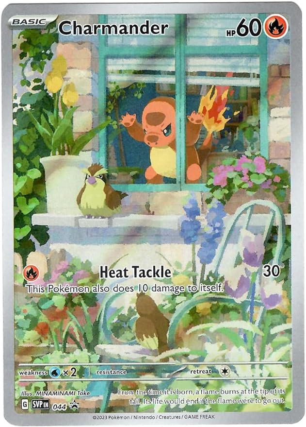 Pokemon - TCG Charmander SVP044 Obsidian Flames ETB Black Star Promo ...