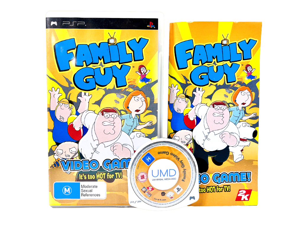 FAMILY GUY Video Game (PSP) *MINT COMPLETE* - Appleby Games