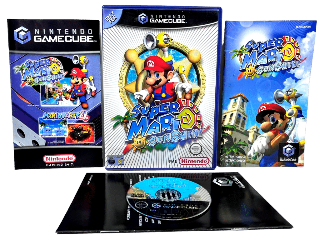Super Mario Sunshine (GameCube) *MINT COMPLETE* - Appleby Games