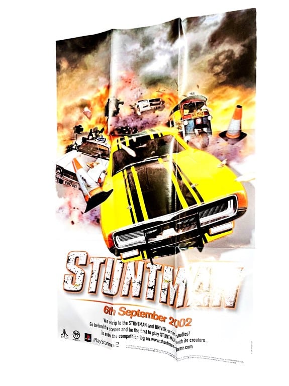 Stuntman 2002 Launch COLLECTOR'S POSTER (Large) *MINT* - Appleby Games