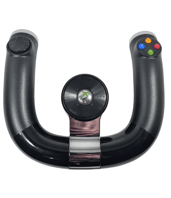 Genuine Microsoft Xbox 360 WIRELESS RACING WHEEL Controller (Model 1470 ...