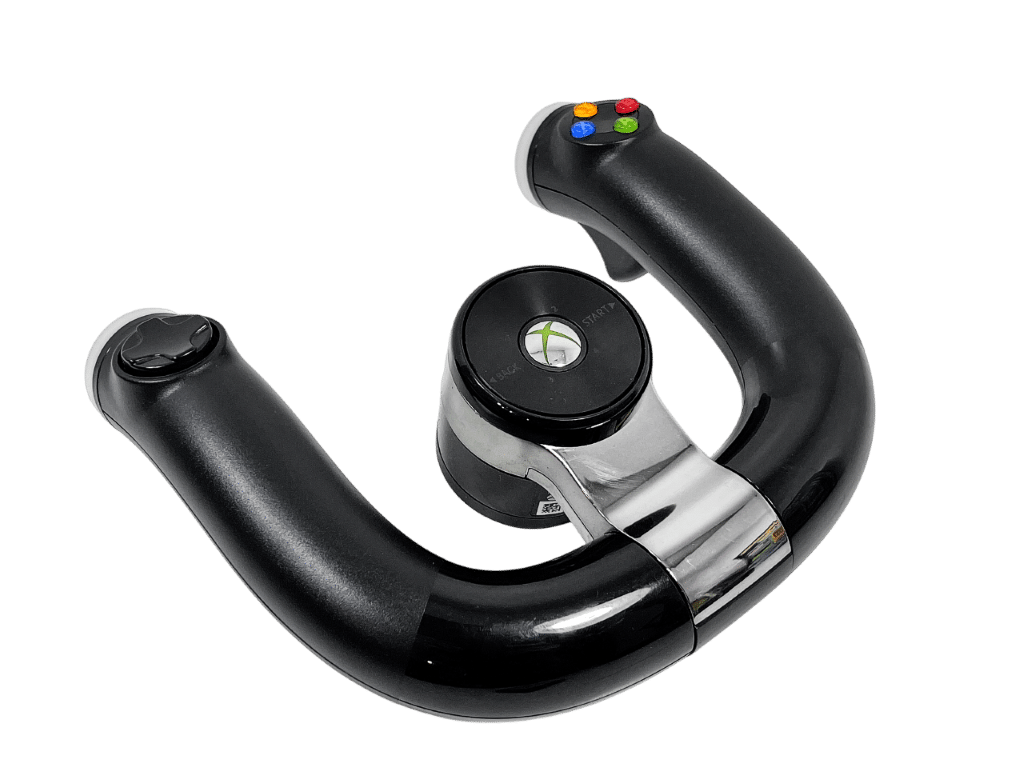Genuine Microsoft Xbox 360 WIRELESS RACING WHEEL Controller (Model 1470 ...