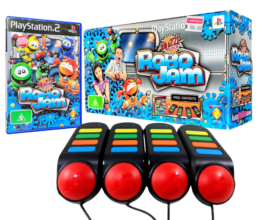 BUZZ! Junior: ROBO JAM + BUZZERS (PS2) *BOXED – CHRISTMAS GIFT* - Appleby Games