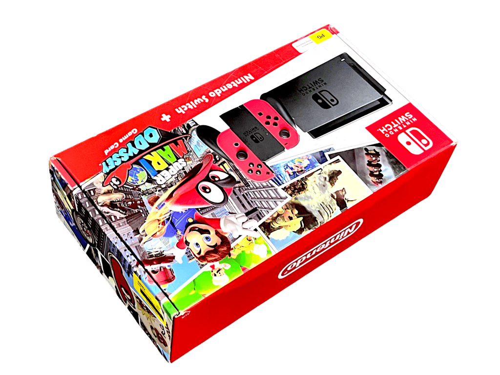 Nintendo Switch Console RED MARIO ODYSSEY *COMPLETE BOX SET* - Appleby ...