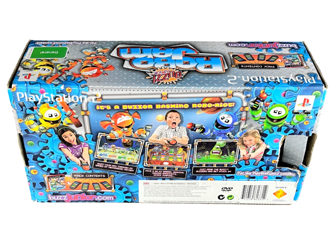 BUZZ! Junior: ROBO JAM + BUZZERS (PS2) *BOXED – CHRISTMAS GIFT ...