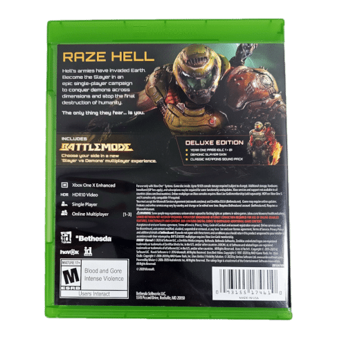 DOOM Eternal Deluxe Edition (Xbox One) - Appleby Games