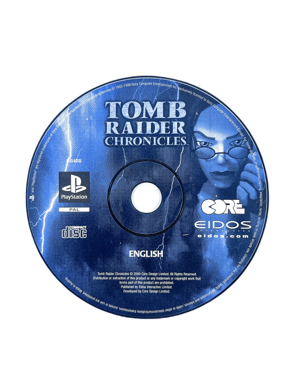 PS1 Game: TOMB RAIDER Chronicles - Appleby Games