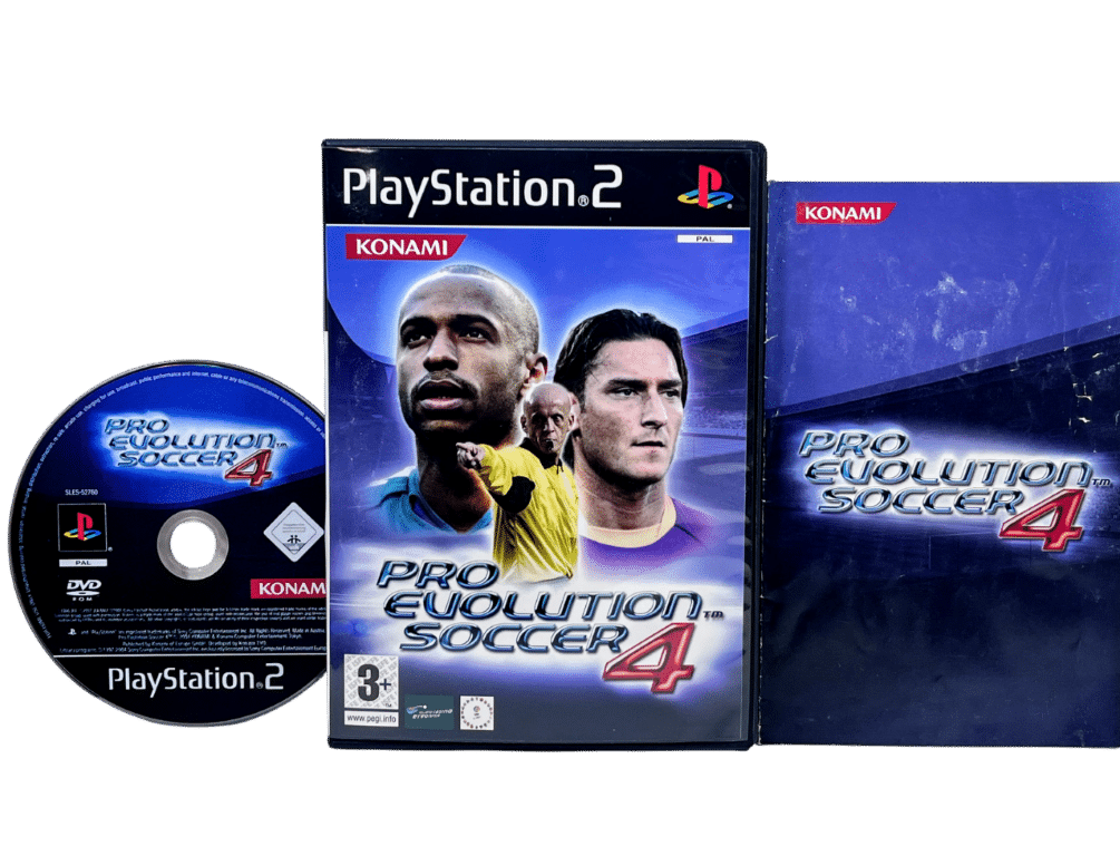 PRO Evolution Soccer 4 (PS2) PES 4 *COMPLETE* - Appleby Games