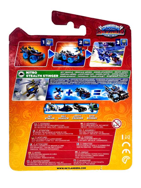 Skylanders SuperChargers: Nitro Stealth Stinger Vehicle (Helicopter ...