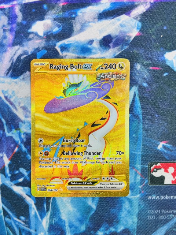 POKEMON TCG - Raging Bolt ex - 218/162 - SV05: Temporal Forces ...