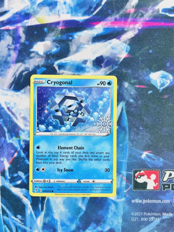 POKEMON TCG - Cryogonal - 043/203 (Holiday Calendar) Christmas ...