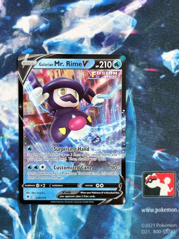 POKEMON TCG - Galarian Mr. Rime V - SWSH10: Astral Radiance - Appleby Games
