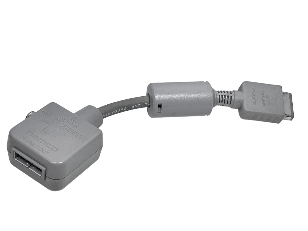 Genuine Sony Playstation GUNCON Attachment PS1 PS2 NAMCO AV Multi Out ...