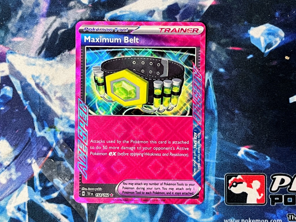 Pokemon TCG - Maximum Belt - SV05: Temporal Forces (TEF) - Appleby Games