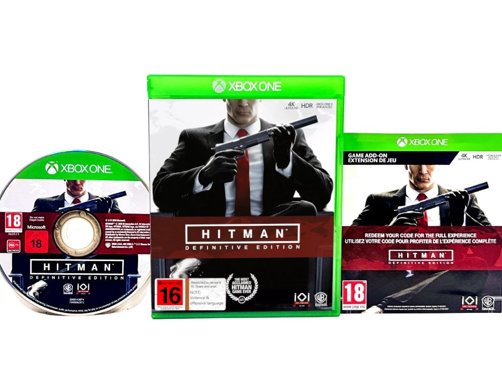 HITMAN Definitive Edition (Xbox One) *MINT COMPLETE* - Appleby Games