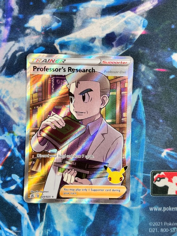 POKEMON TCG - Professor's Research (Full Art) - Celebrations - Appleby ...