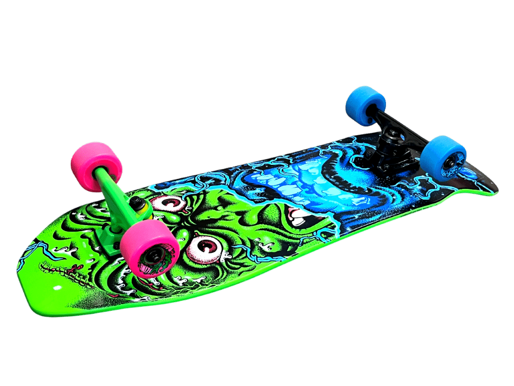 Santa Cruz X Stranger Things Roskopp Face Cruzer Skateboard (As New ...