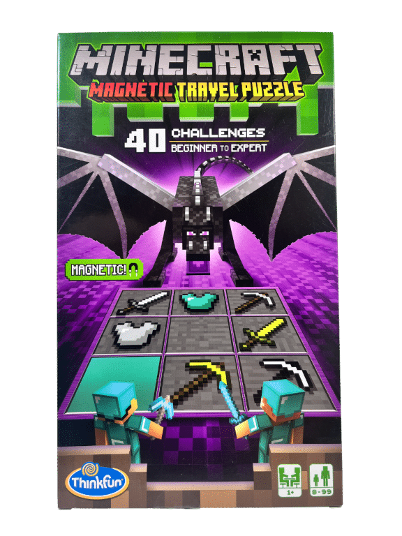 ThinkFun MINECRAFT Magnetic Travel Puzzle - Appleby Games