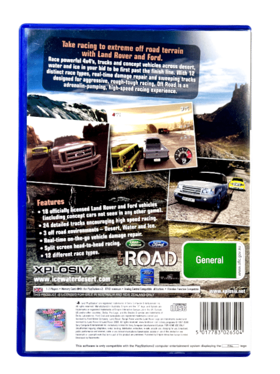 LAND ROVER & FORD Off Road Racing (PS2) *MINT COMPLETE* - Appleby Games