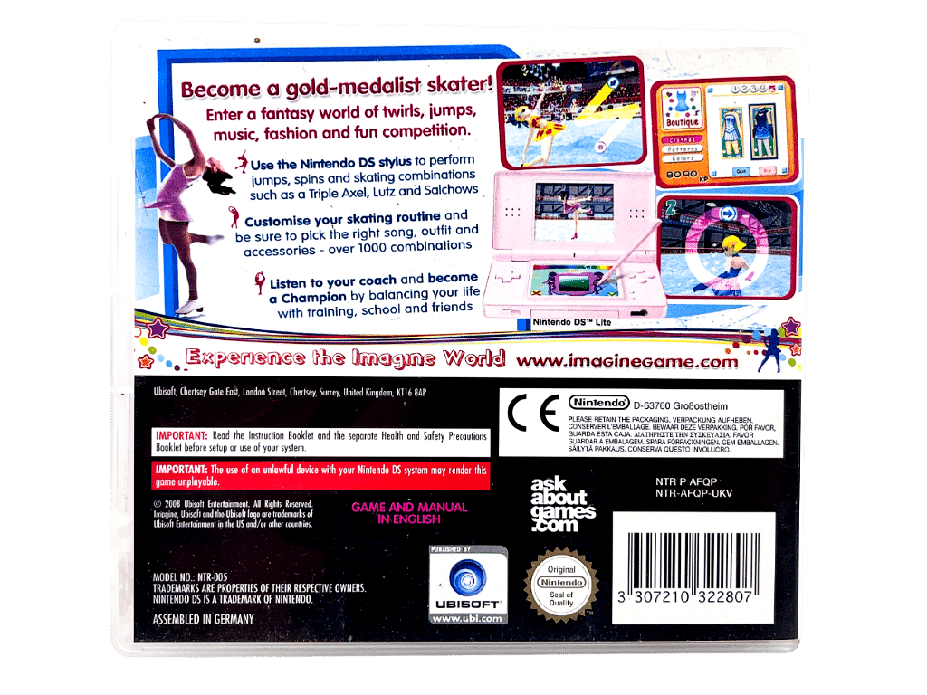 Imagine: Figure Skater (DS) *MINT COMPLETE* - Appleby Games