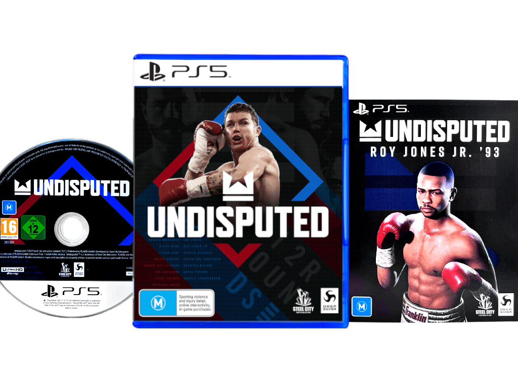 UNDISPUTED (PS5) NEW - Full Game + BONUS Fighter Roy Jones Jr. '93 ...