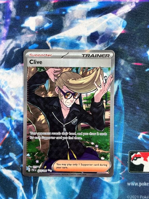 POKEMON TCG - Clive - 227/091 - SV: Paldean Fates - Appleby Games
