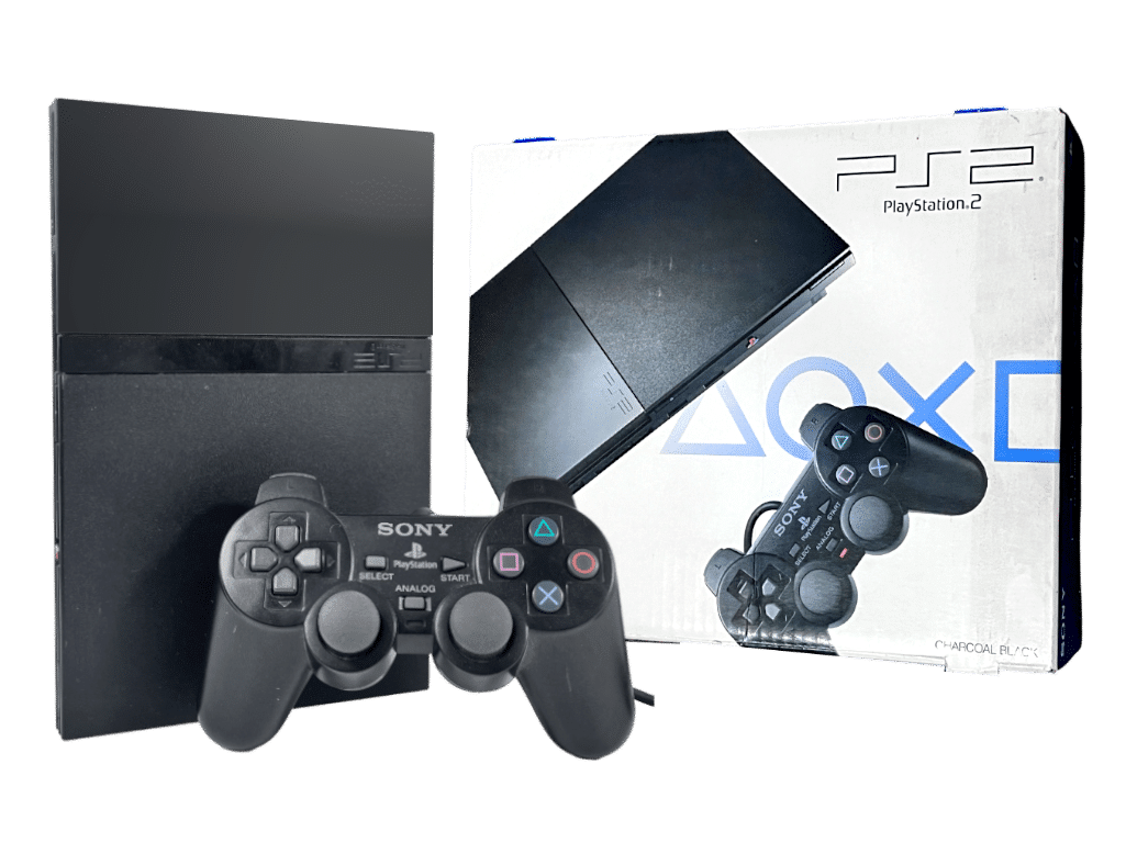 PS2 Slim Console + Sony Controller *BOXED* - Appleby Games