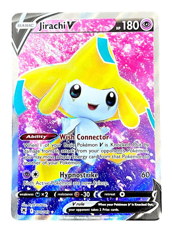 POKEMON TCG - Jirachi V (Full Art) - SWSH10: Astral Radiance - Appleby ...