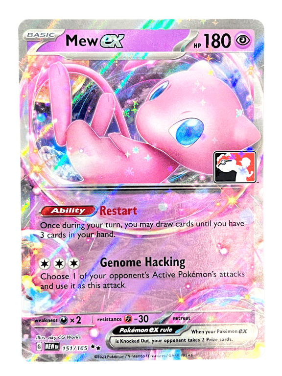 POKEMON TCG - Mew ex - Prize Pack Series Card - Appleby Games