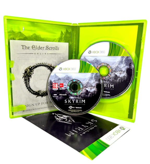 The Elder Scrolls V: Skyrim Legendary Edition (XBox 360) *MINT COMPLETE ...