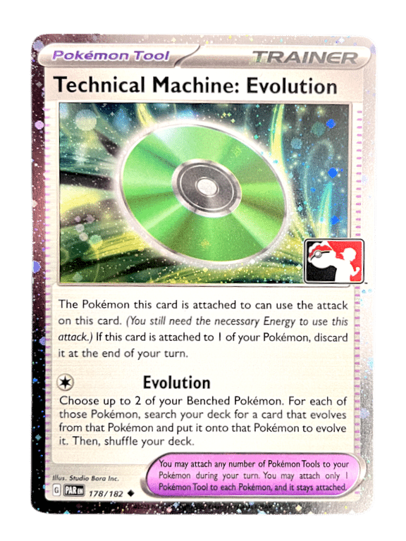 POKEMON TCG - Technical Machine Evolution Prize Pack Card (Cosmos Holo ...