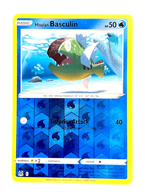 POKEMON TCG - Hisuian Basculin - 044/196 Lost Origin Holo - Appleby Games