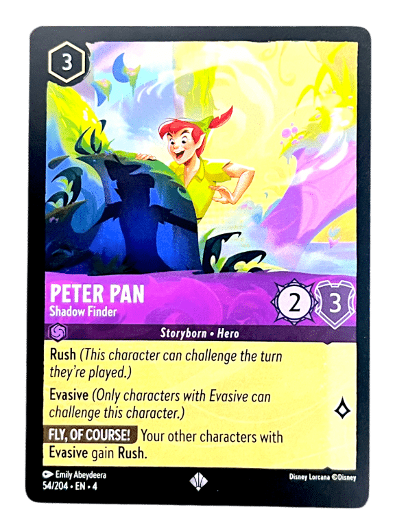 Disney Lorcana Ursula's Return - Peter Pan Shadow Finder - Appleby Games