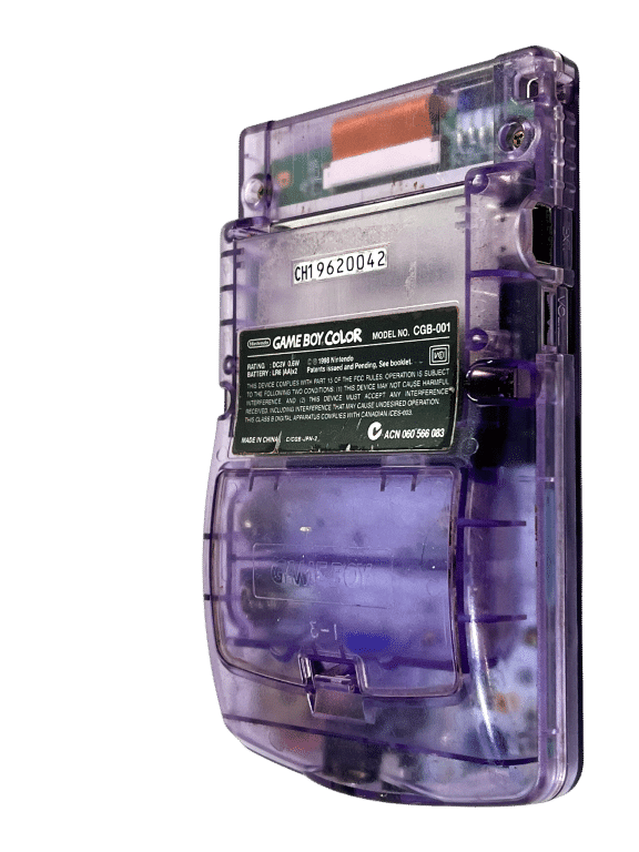 Nintendo Game Boy Color (GameBoy Colour) TRANSLUCENT PURPLE - Appleby Games