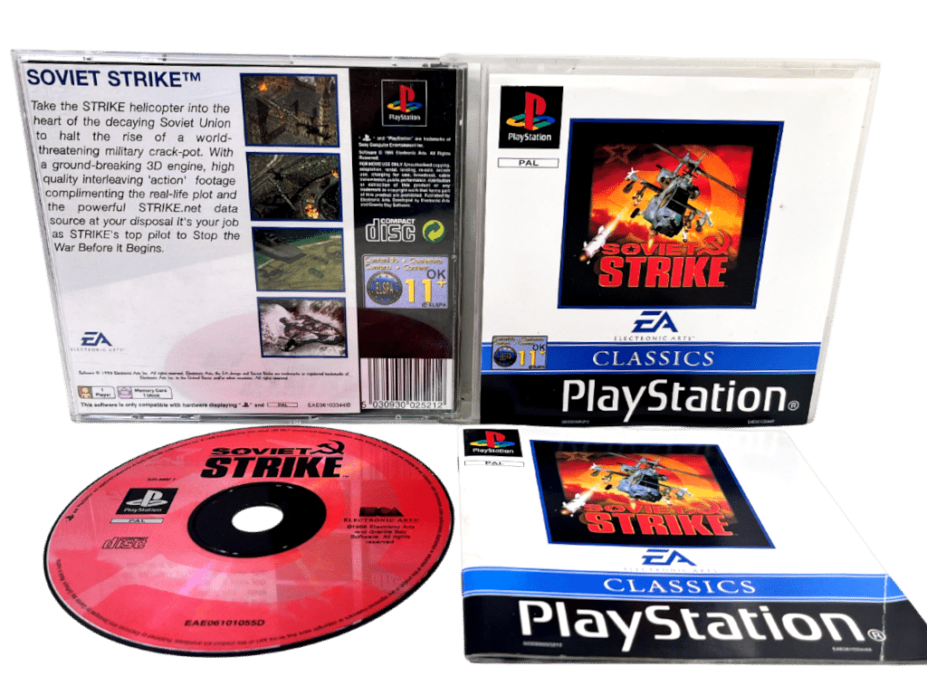 SOVIET STRIKE (PS1) *EXCELLENT + COMPLETE* - Appleby Games