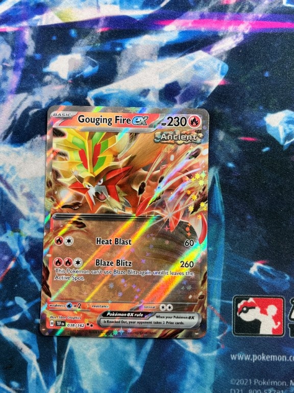 POKEMON TCG - Gouging Fire ex - 038/162 - SV05: Temporal Forces ...