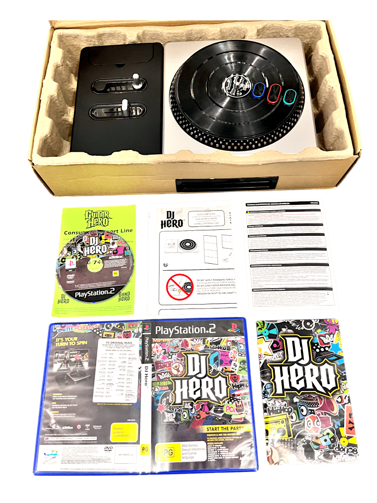 DJ HERO Turntable + Game + Instructions (no dongle) - Appleby Games