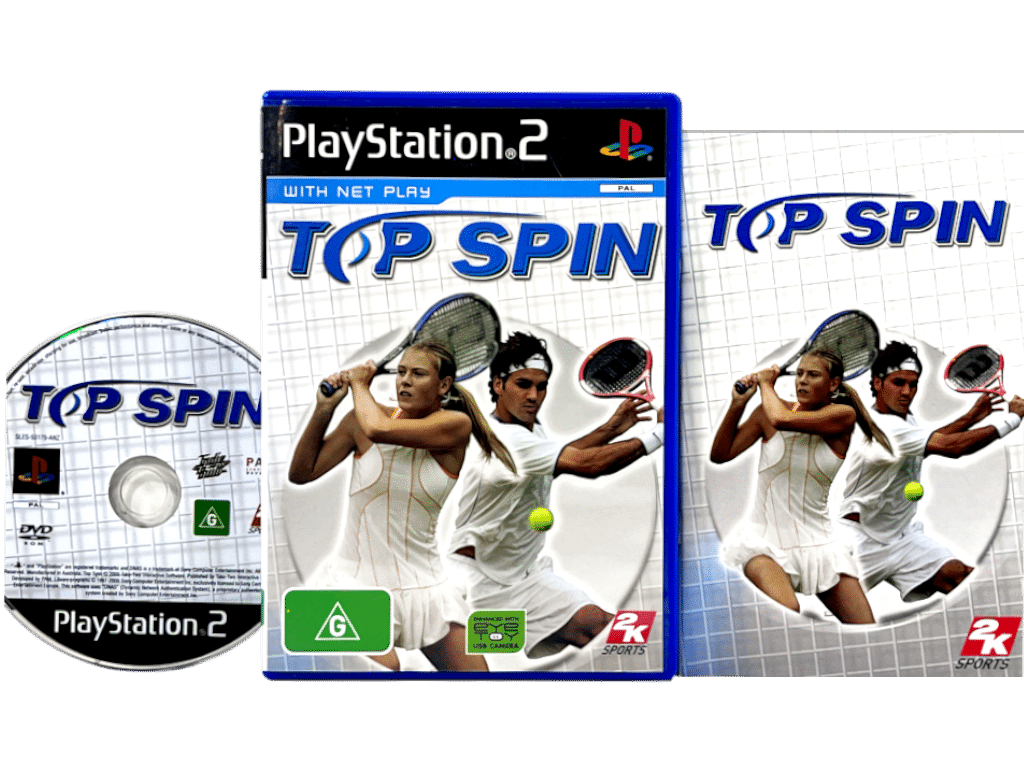 TOP SPIN The Original Game (PS2) *MINT COMPLETE* - Appleby Games