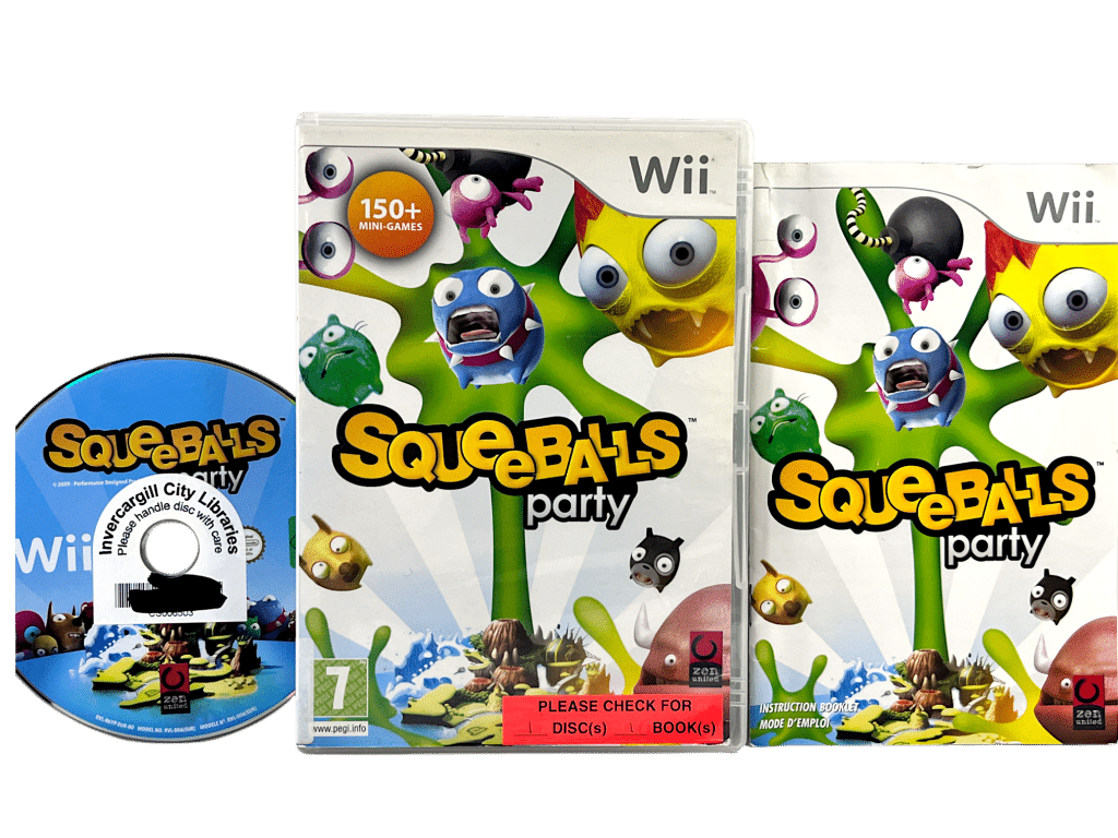 SQUEEBALLS PARTY! (Wii) *COMPLETE* - Appleby Games