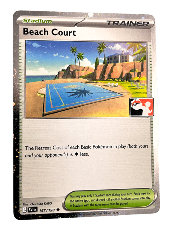 POKEMON TCG - Prize Pack Series 4 Beach Court Cosmos Holo - Appleby Games