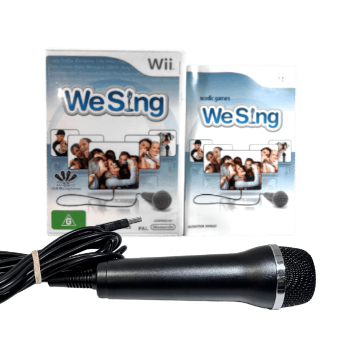 WE SING! (Wii) *GAME + MICROPHONE* - Appleby Games