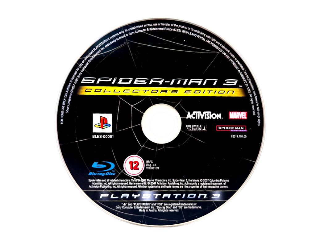 Spider-Man 3 COLLECTOR'S EDITION (PS3) - Appleby Games