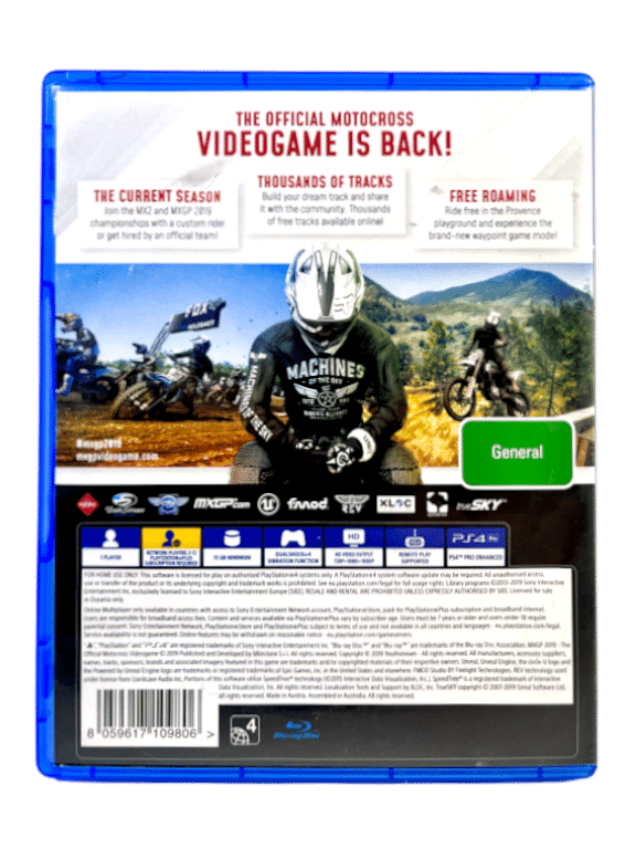 MXGP 2019 (PS4) *MINT COMPLETE* - Appleby Games